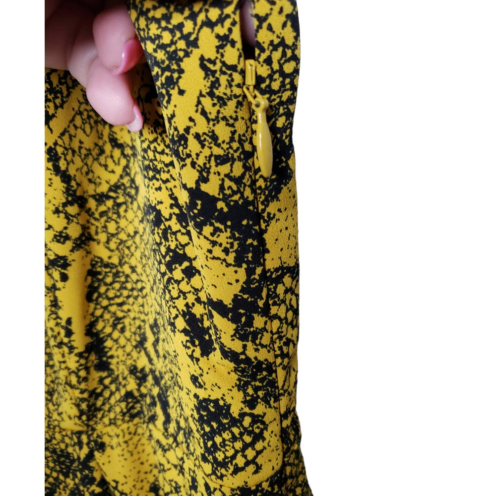 Sanctuary Georgina Mustard Yellow Python Sundress - Gem